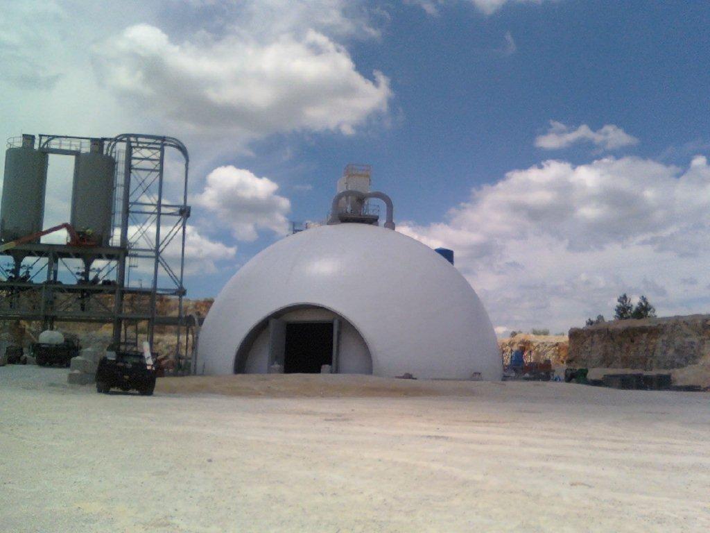 Concrete Storage Domes – South Industries